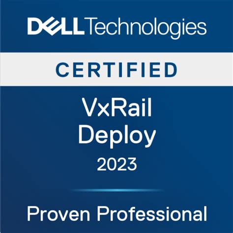 Dell Vxrail Deploy 2023 Credly