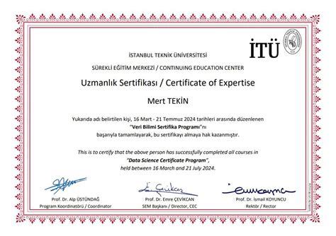 Mert Tekİn On Linkedin Datascience Itu Machinelearning Bigdata Careerdevelopment