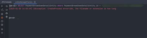 Java Error Createprocess Error206 Filename Or Extension Too Long