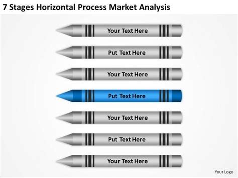 Stages Horizontal Process Market Analysis Ppt Business Plan PowerPoint Templates