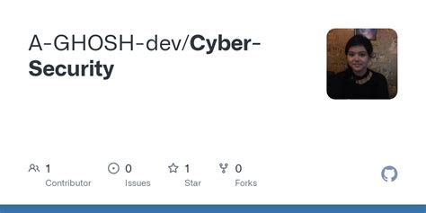 GitHub A GHOSH Dev Cyber Security