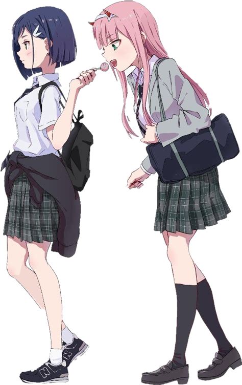 Zerochka 02 Zero Two X Ichigo Clipart Large Size Png Image PikPng