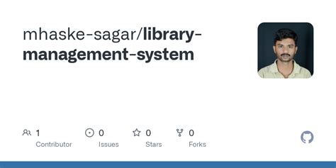 Github Mhaske Sagar Library Management System