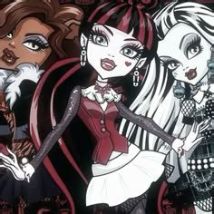 Clawdeen Wolf Icon Draculaura Icon Frankie Stein Icon Monster High