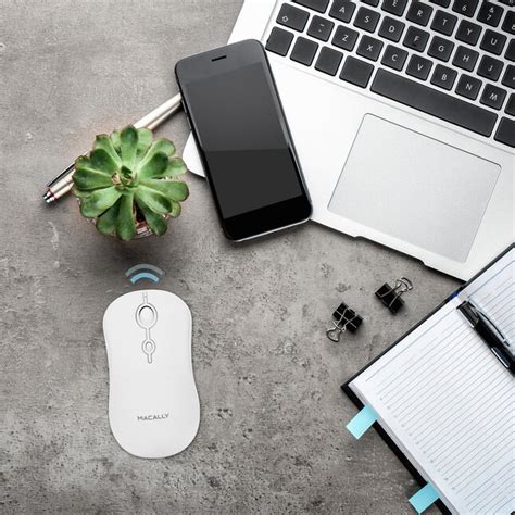 Macally Macally Rechargeable Bluetooth Mouse For Mac Pc Point And