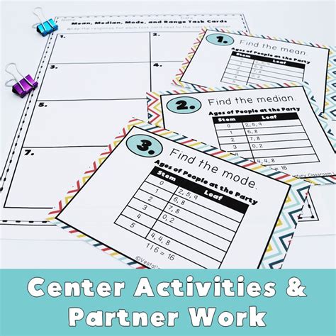 Mean Median Mode Range Lessons