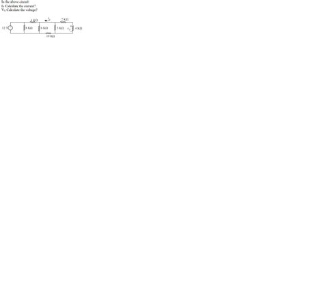 Solved In The Above Circuit Ix Calculate The Current Vx