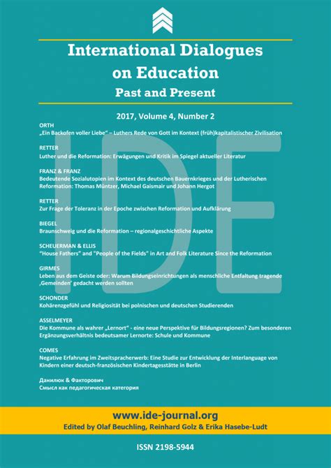 All Issues Ide Journal