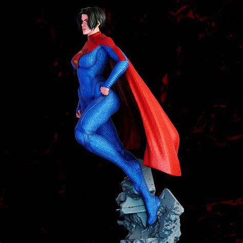 Supergirl 3d Print Stl File Stlmasterpieces
