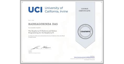 Radha Gobinda Das On Linkedin Completion Certificate For The Raspberry Pi Platform And Python