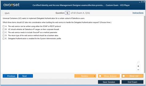 Salesforce Certified Identity And Access Management Designer Test Practice Test Questions Exam