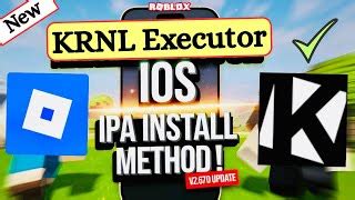New Install Krnl Executor Mobile V2 670 For Roblox On Ios Best Roblox Executor On Iphone Ipad