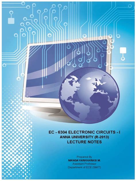 electronic circuits i lecture notes for b e ece high resolution