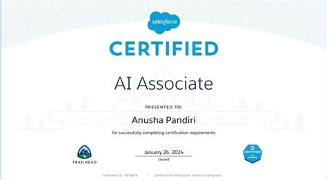 anusha pandiri on linkedin happy to share my first certification