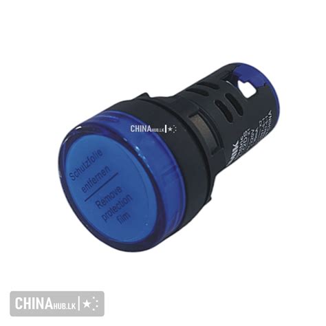 Indicator Light Led 22mm Blue Chinahublk