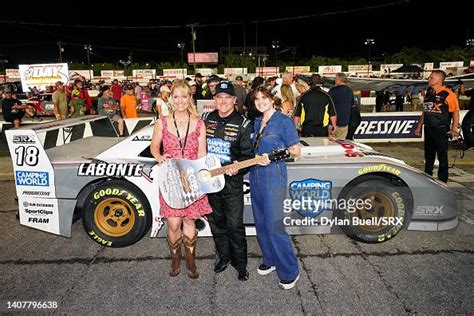 Bobby Labonte Poses For Photos With Wife Kristin Labonte And Daughter News Photo Getty Images