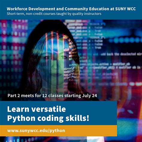 Suny Westchester Community College On Linkedin Learn Versatile Python