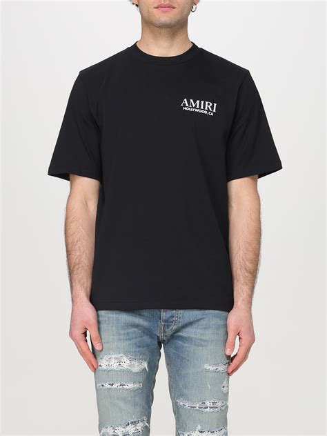 Amiri T Shirt Men Black Amiri T Shirt Amjyte1075 Online At Gigliocom