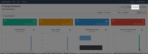 Manage Range Courses Pstracker