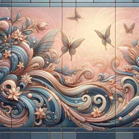 Classic Tile Pattern Generative Ai Stock Image Image Of Patchwork Decor 301602141