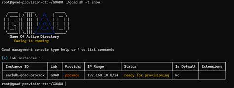 Proxmox Lab Game Of Active Directory Installing The Lab