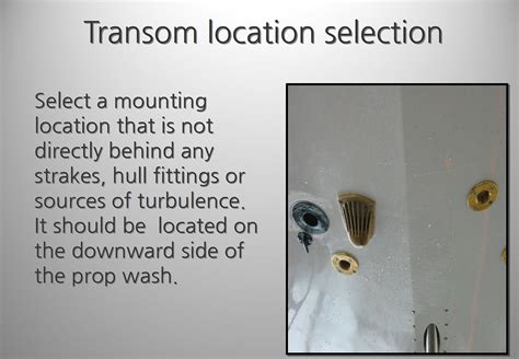 Transducer Installation Guide Blue Bottle Marine