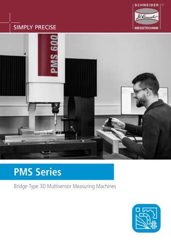 pms 3d multi sensor measuring machine dr heinrich schneider