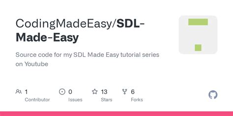 GitHub CodingMadeEasy SDL Made Easy Source Code For My SDL Made Easy Tutorial Series On Youtube