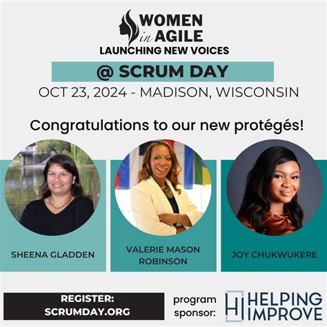 Scrumday2024 Womeninagile Launchingnewvoices Wialnv Women In Agile