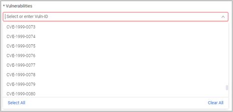 Vulnerabilities Exclusion Rules
