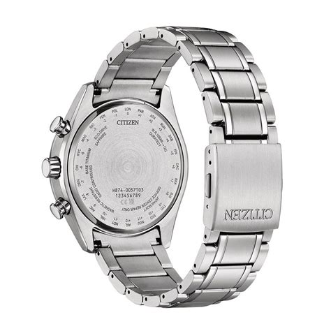 Citizen Eco-Drive Radio Controlled Tsukiyomi Moonphase Super Titanium ...
