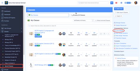 Configuring Class Settings Levels Phases Categories And Permissions