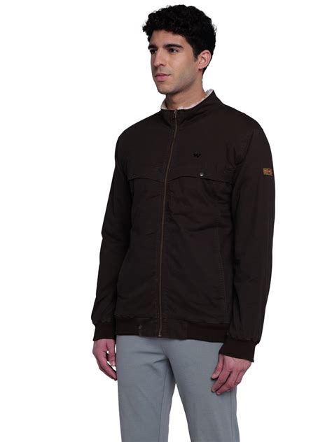 Buy Men Hypawarm™ Cotton Bomber Jacket Brown Online Wildcraft