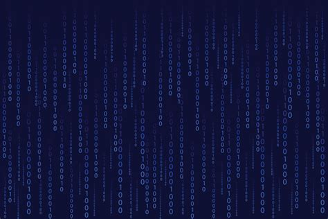Matrix Style Binary Code Digital Number Background Vector 24467971 Vector Art At Vecteezy