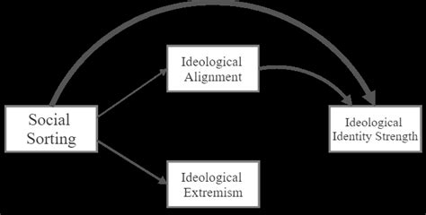 Asymmetric Effects Of Social Sorting On Subsequent Ideological Identity