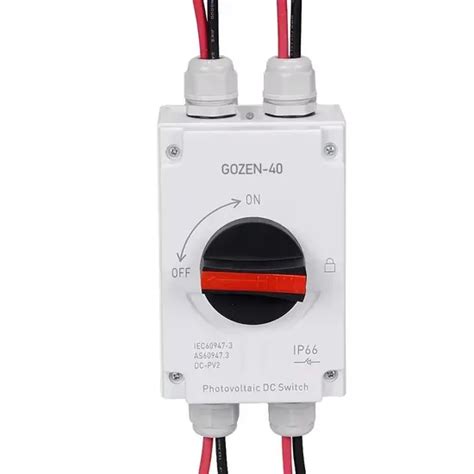 32a Isolator Rotary Switch Disconnector Solar Pv Dc 1000v Isolator