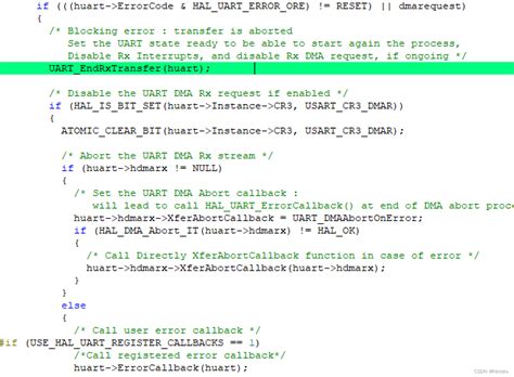 Stm32串口接收中断失效问题的基本解决方法（hal库），发生ore溢出错误。stm32hinstru Gitcode 开源社区