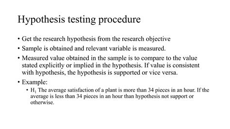 Hypothsis Testing Ppt