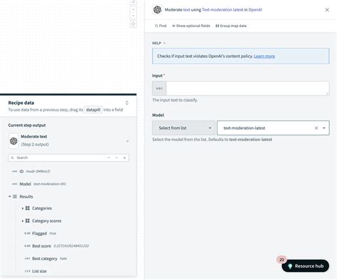 OpenAI - Moderate Text Action | Workato Docs
