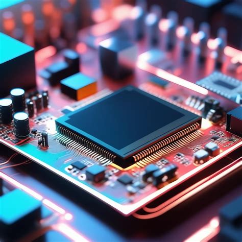 Premium Photo Circuit Board With Processor Computer Chip Circuit Board With Processor Computer