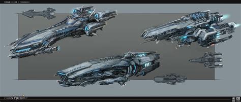 Terran Spaceship Concepts For Galaxy On Fire3 Manticore Capital Ship