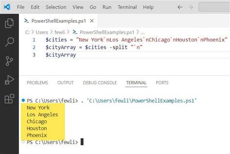How To Split Strings By Newlines In Powershell