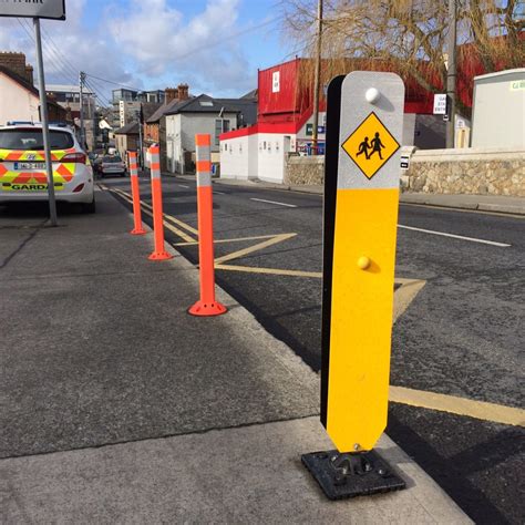 Narrow Hazard Marker Bollards Pws Signs