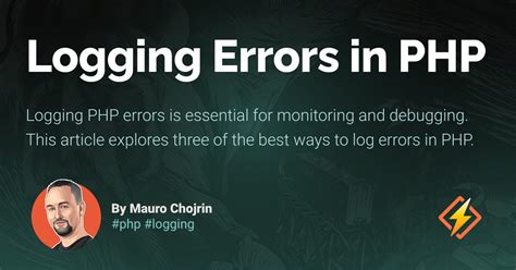 Logging Errors In Php Honeybadger Developer Blog
