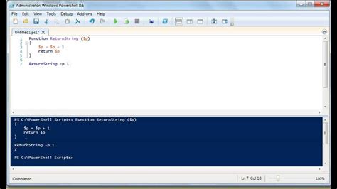 powershell how to write a function youtube