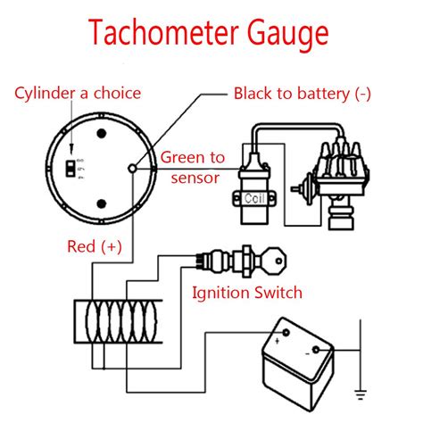 Auto Meter 880024 Mopar Tachometer Kit Auto Meter Mopar Tachometer