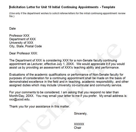 20 Best Solicitation Letter Samples In Ms Word