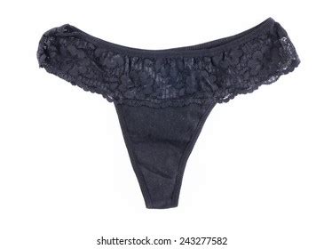 Sexy Black Thong Tneck Isolated On Stock Photo Shutterstock