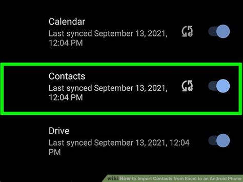 how to import contacts from excel to an android phone