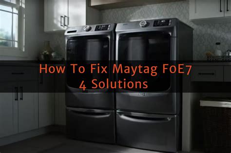 Maytag Dryer Pf Code Causes And 3 Ways To Fix It Now